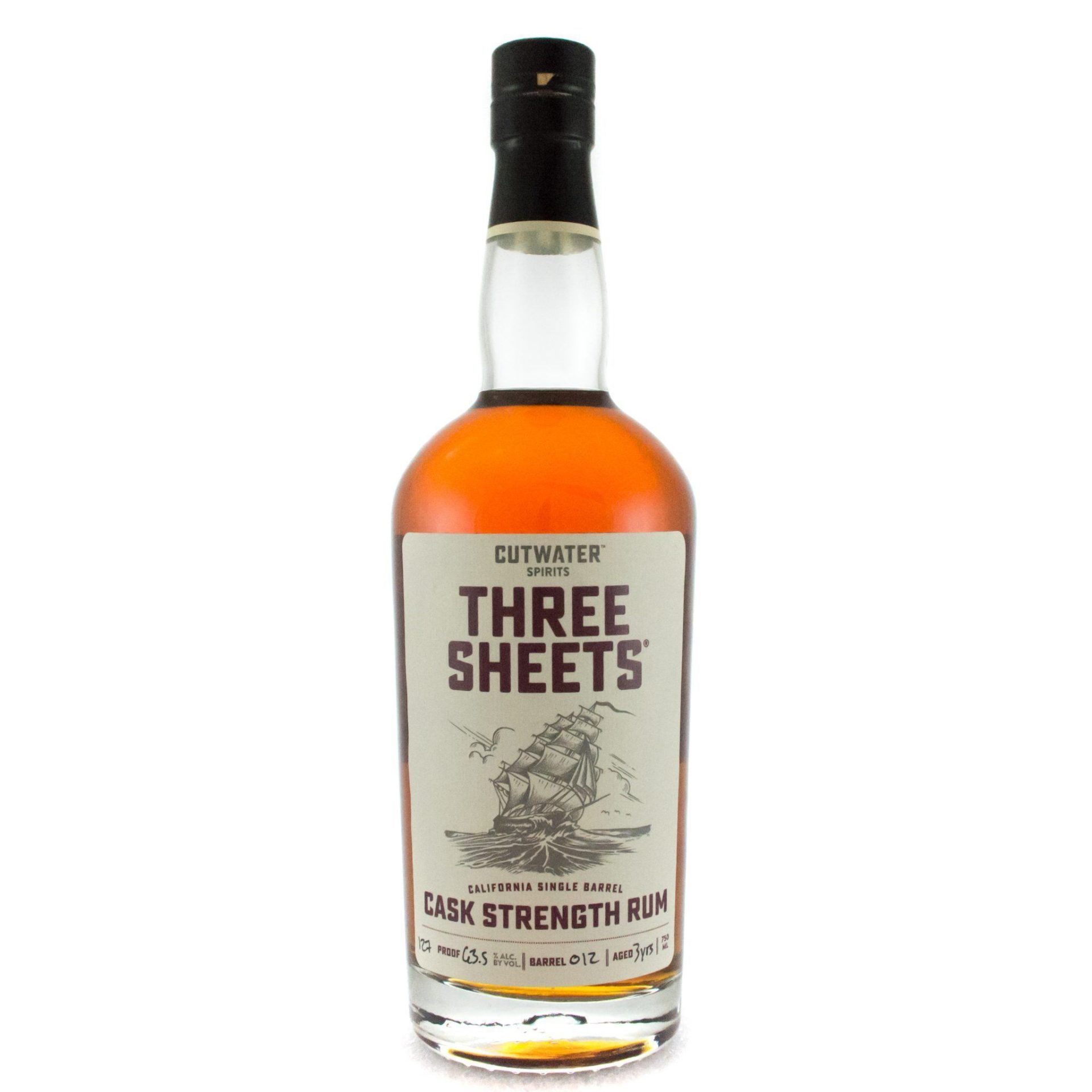 Buy Three Sheets Cask Strength Rum Online - Notable Distinction