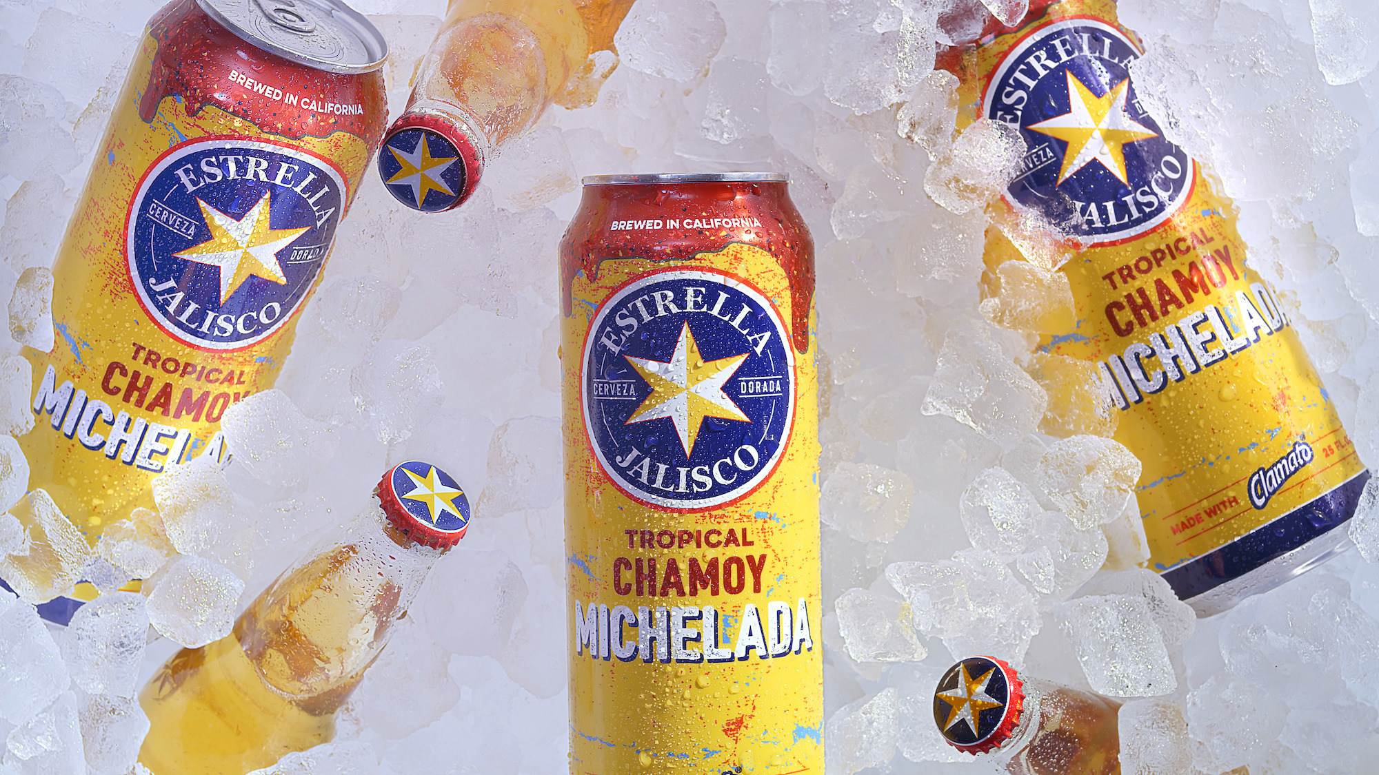 Estrella Jalisco X Sofia Reyes Tropical Chamoy Michelada - Notable ...