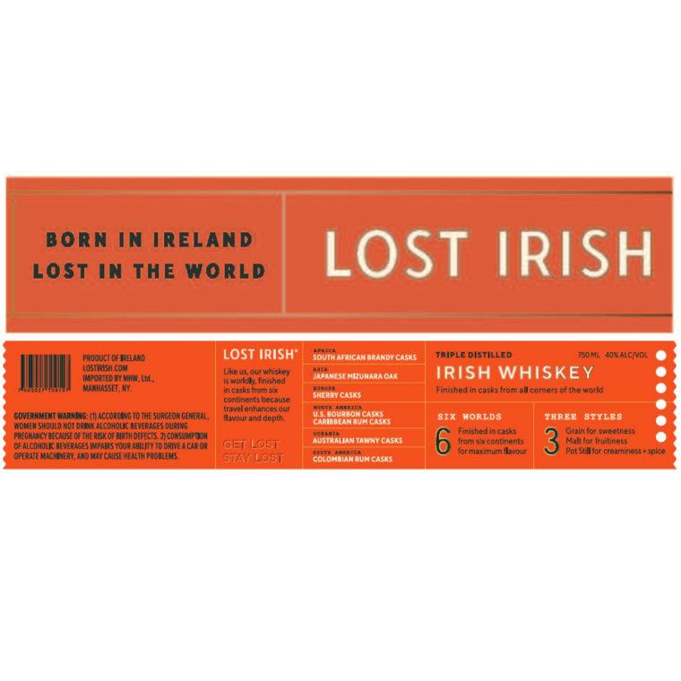 Buy Lost Irish Whiskey Online - Notable Distinction