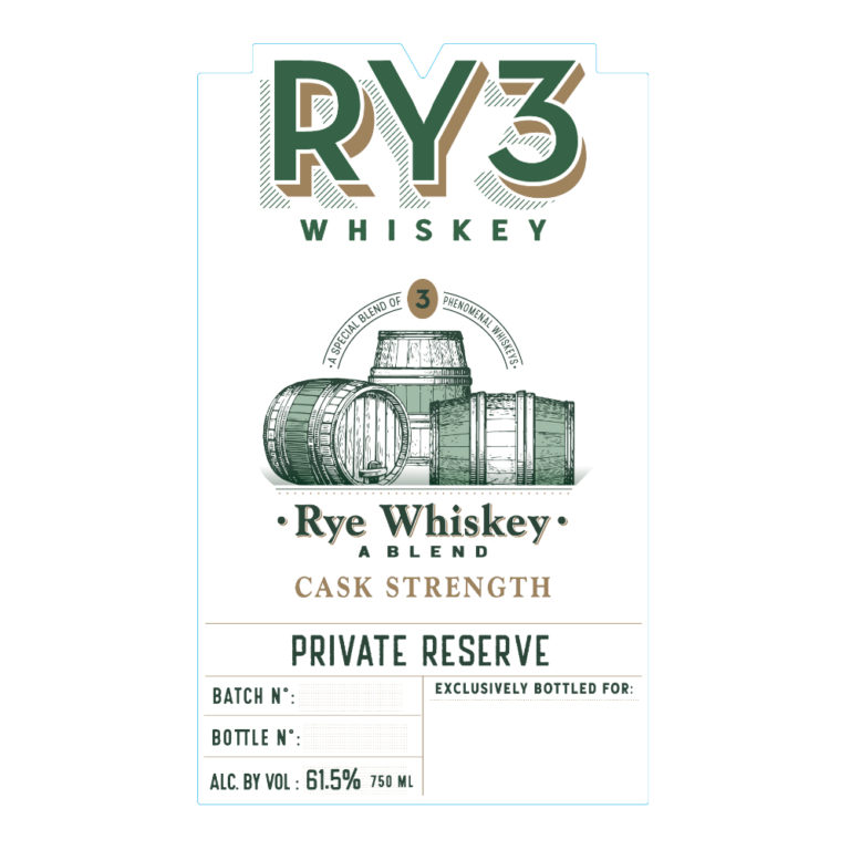 Buy Ry3 Cask Strength Barrel Select Rum Cask Finish Rye Online ...