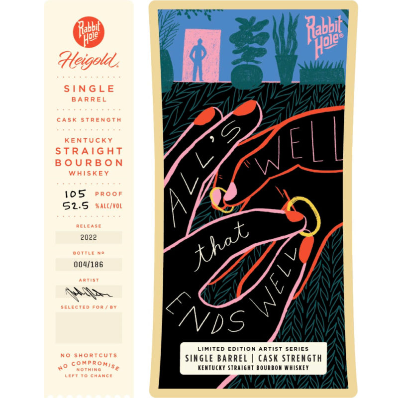 Buy Rabbit Hole Heigold Single Barrel Cask Strength Bourbon Online - Notable Distinction