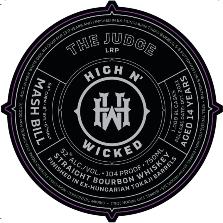 Buy High N’ Wicked The Judge Straight Bourbon Online - Notable Distinction