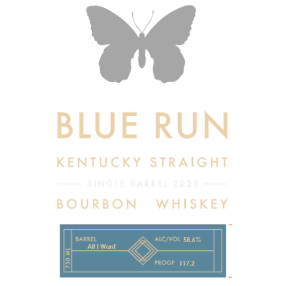 Buy Blue Run All I Want Bourbon 2023 Online - Notable Distinction
